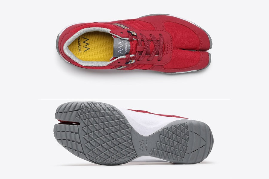 Marugo Sports Jog III - Sneaker Style Jikatabi in Red – Japan Zone Store